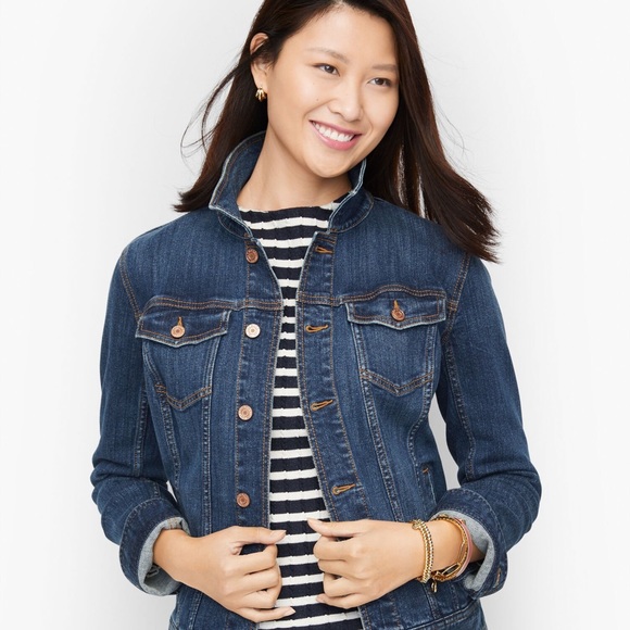 Talbots | Jackets & Coats | Nwt Talbots Classic Denim Jacket Lp | Poshmark
